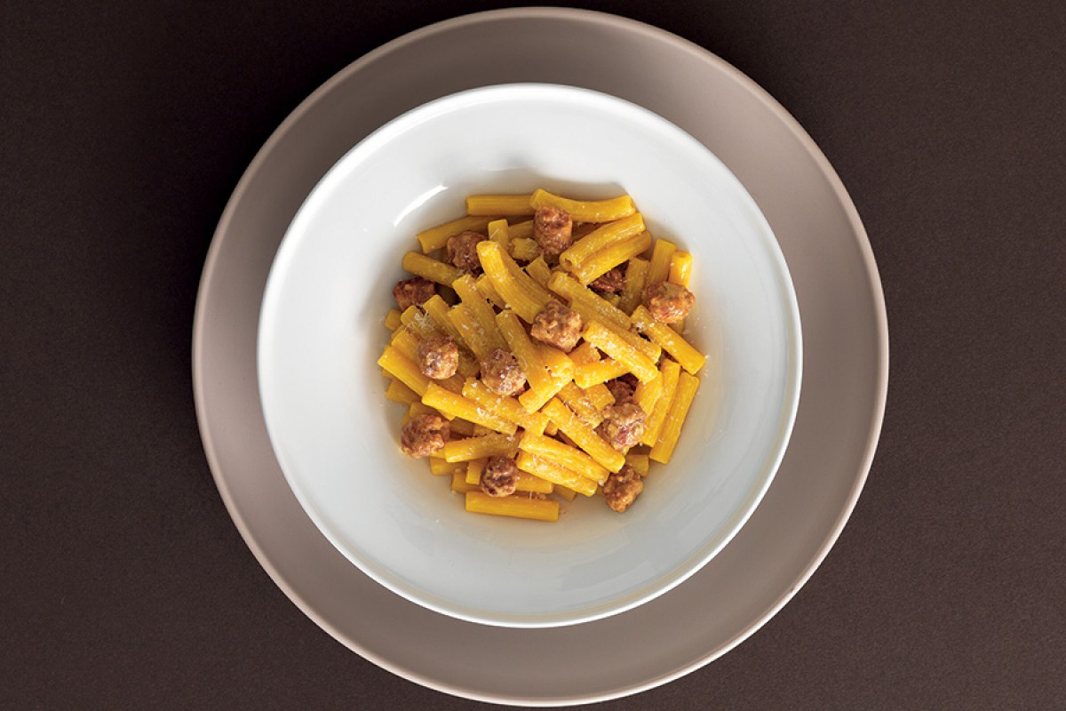 Maccheroni With Sausage and Saffron Recipe - La Cucina Italiana