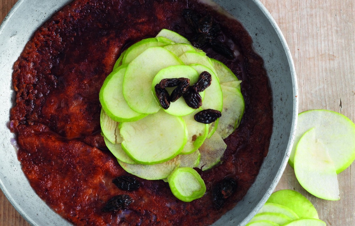 Purple Potato Frico with Green Apple and Raisins Recipe - La Cucina ...