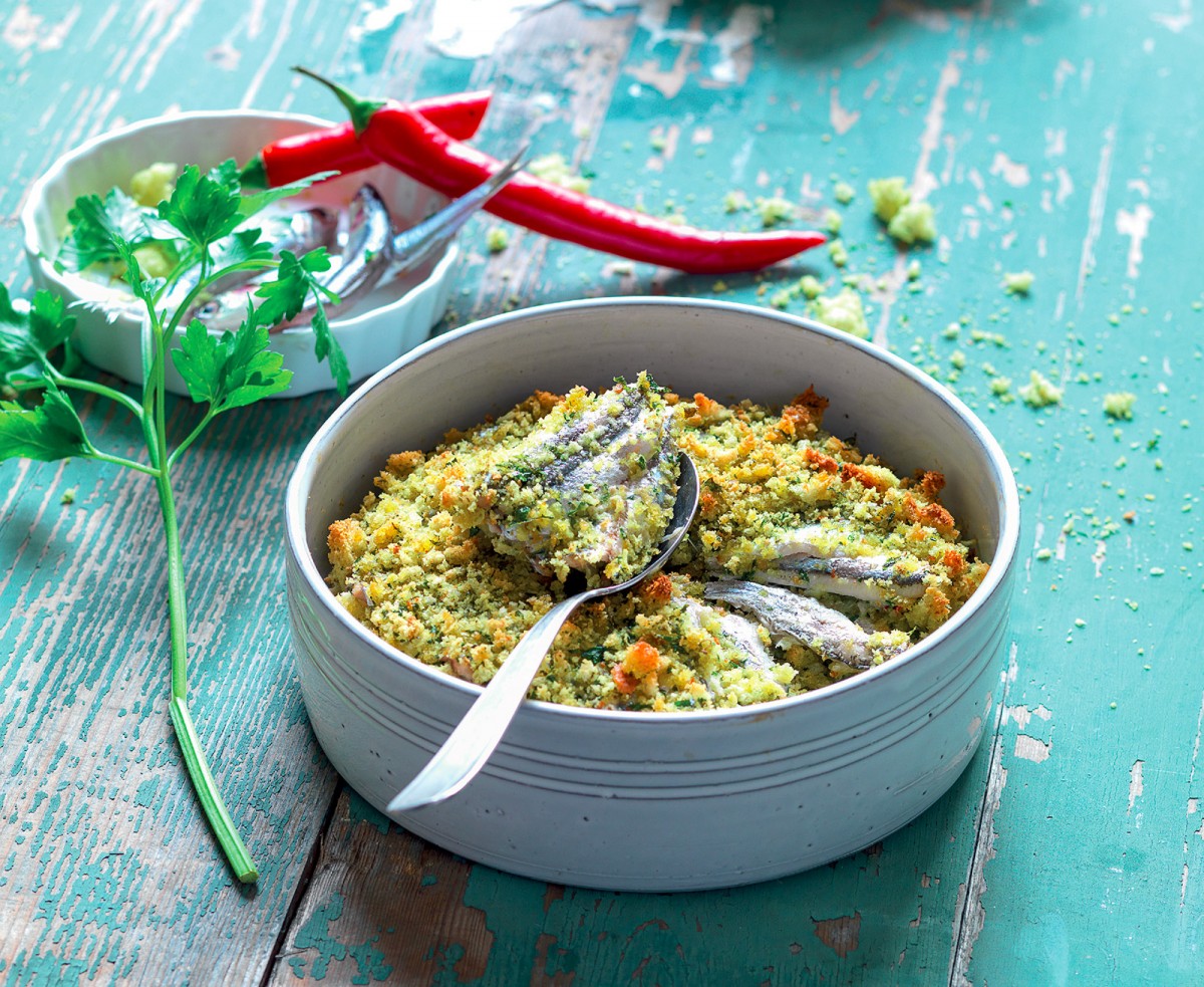 Baked Anchovies Recipe - La Cucina Italiana