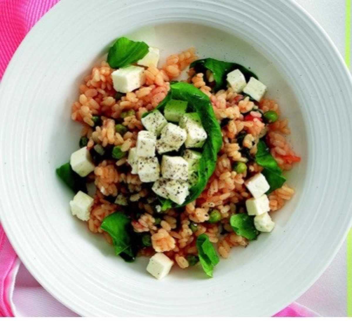 Feta Basil Rice Recipe - La Cucina Italiana