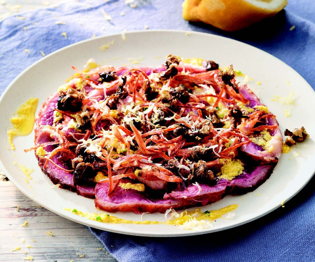 Duck Carpaccio with Tangy Dressing Recipe - La Cucina Italiana