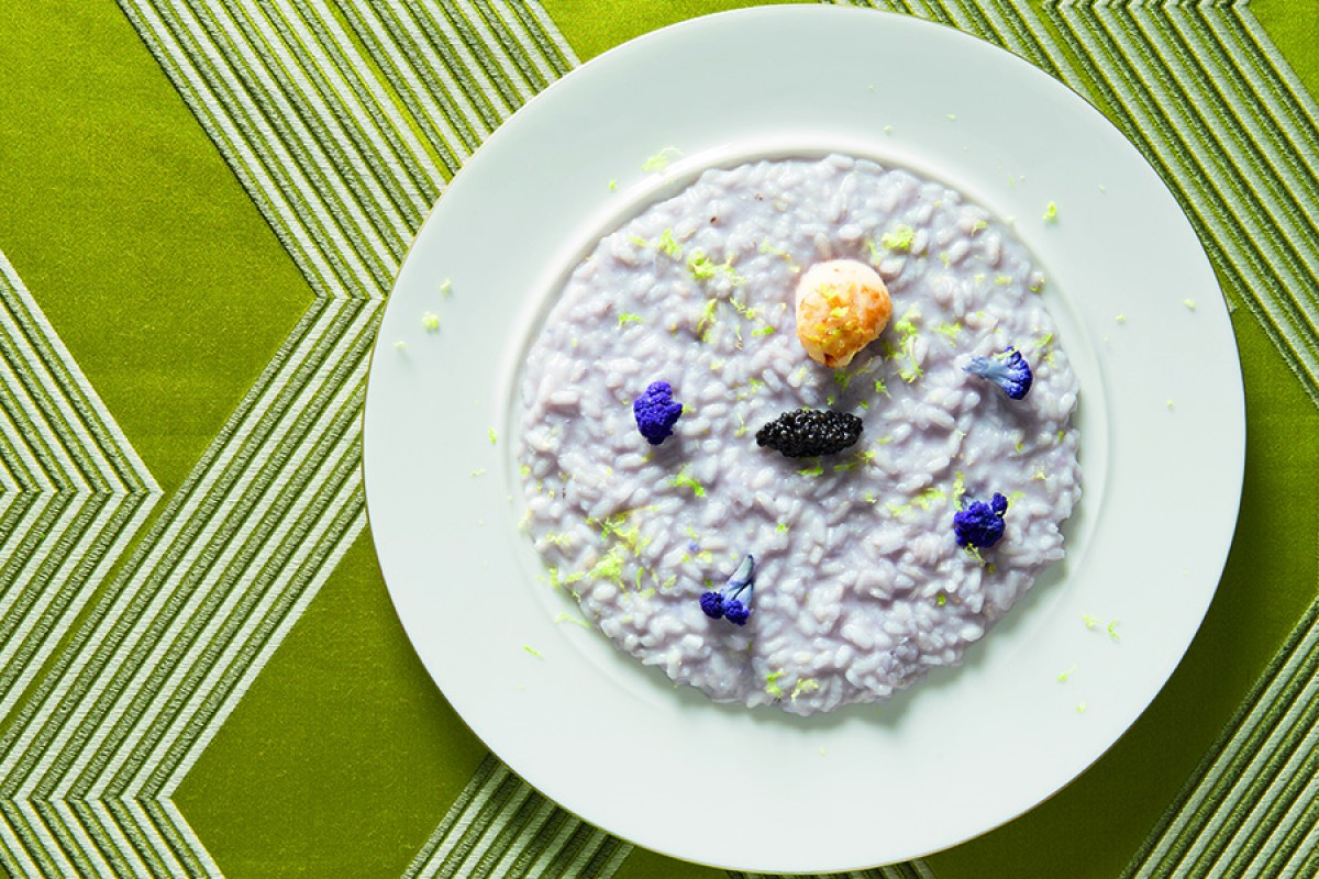 Purple Risotto With Scallops Recipe - La Cucina Italiana