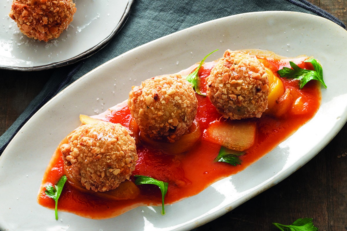 Octopus Balls in Red Sauce Recipe - La Cucina Italiana