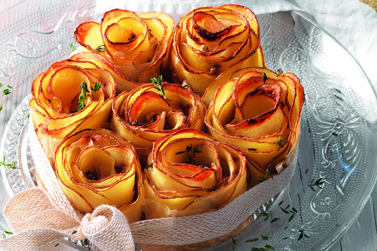 Potato Roses with Phyllo Dough Recipe - La Cucina Italiana