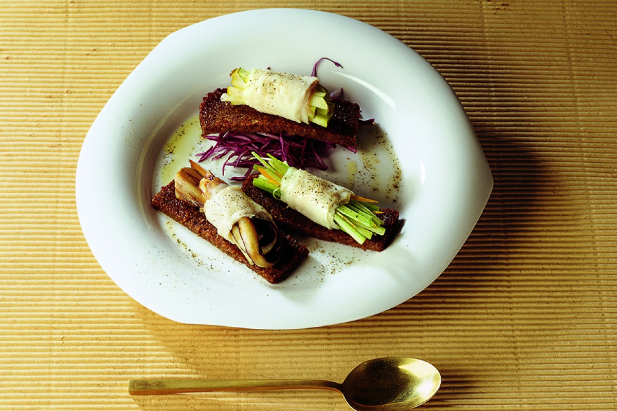 Vegetable and Apple Rolls with Lardo Recipe - La Cucina Italiana