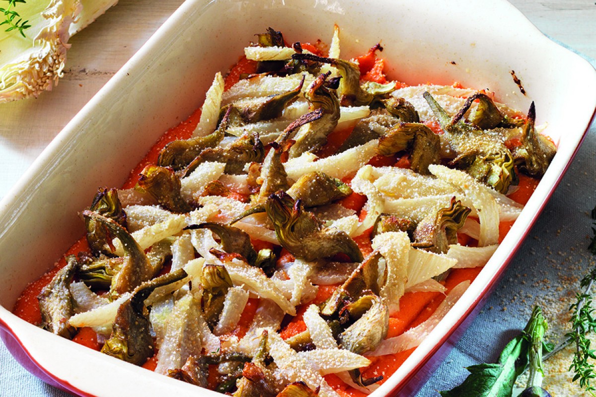 Sweet Potato, Artichoke, and Cardoon Pie Recipe - La Cucina Italiana