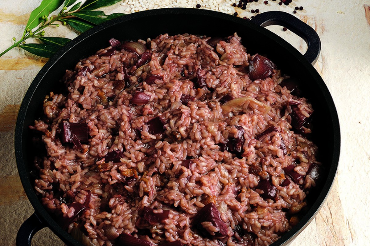 Country Risotto with Red Wine Recipe - La Cucina Italiana