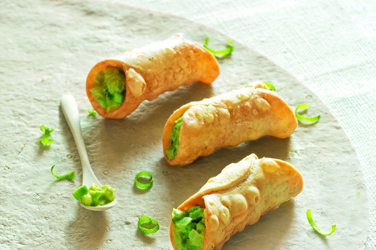 Asparagus Stuffed Cannoli Recipe - La Cucina Italiana