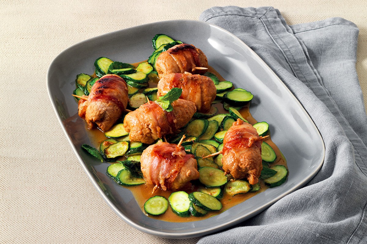 Pancetta-Wrapped Veal Roulades Recipe - La Cucina Italiana