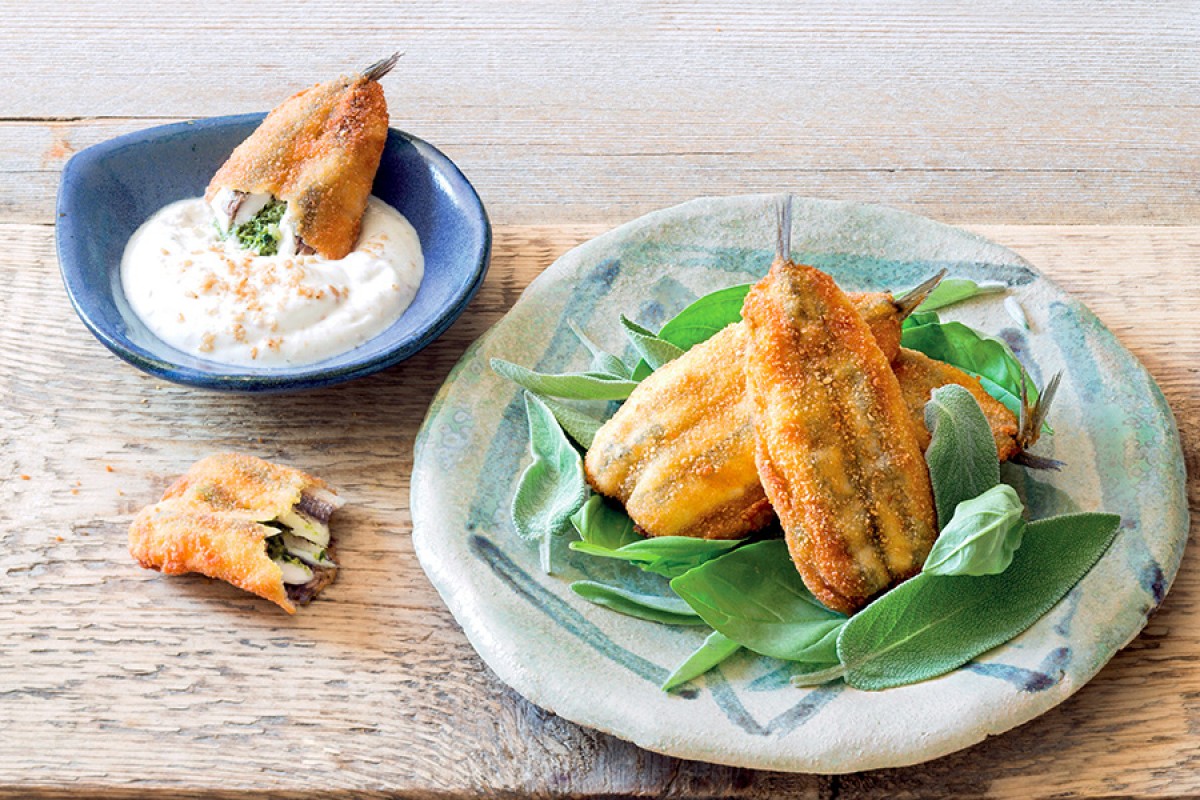 Anchovies With Sage Stuffing Recipe - La Cucina Italiana