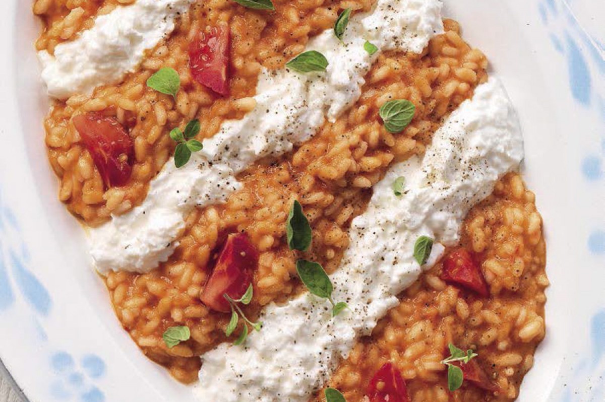 Tomato and Burrata Risotto Recipe - La Cucina Italiana