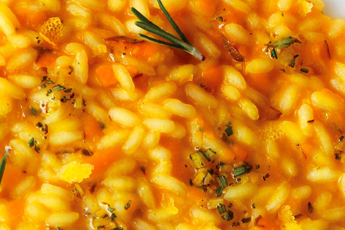 Orange and Pumpkin Risotto Recipe - La Cucina Italiana