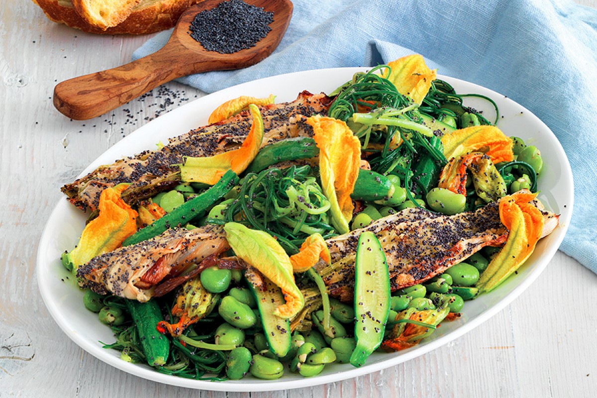 Mixed Vegetables with Spring Onions and Poppy Seeds Recipe - La Cucina ...