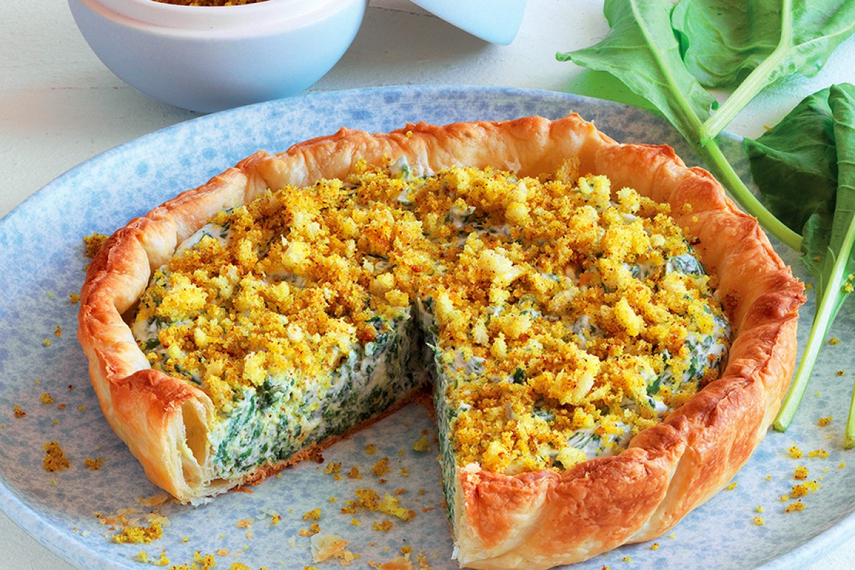 Chard and Caprino Cheese in Puff Pastry Recipe - La Cucina Italiana