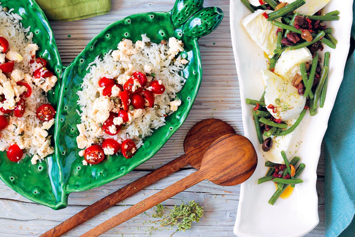 Rice Salad with Primo Sale Cheese Recipe - La Cucina Italiana