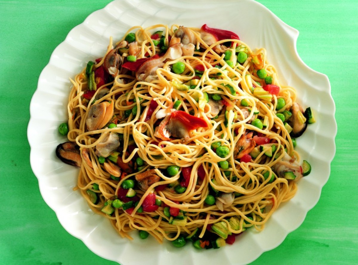 Fresh Tagliolini With Seafood Recipe - La Cucina Italiana