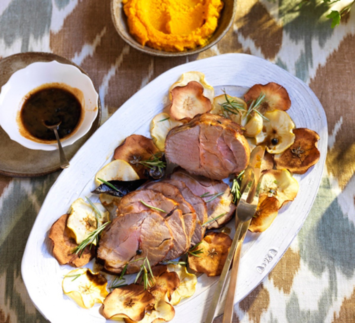 Roast Pork with Mashed Carrots and Ginger Recipe - La Cucina Italiana