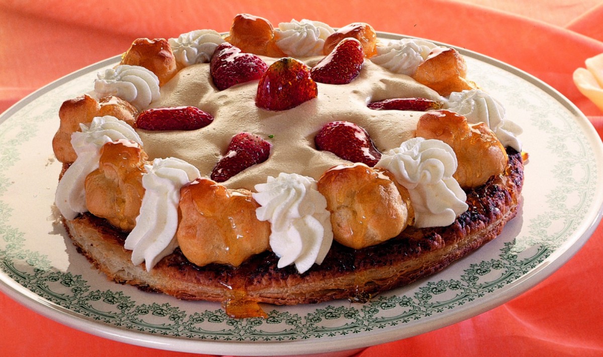 Puff Pastry With Beignets, Strawberries and Zabaglione Recipe - La ...