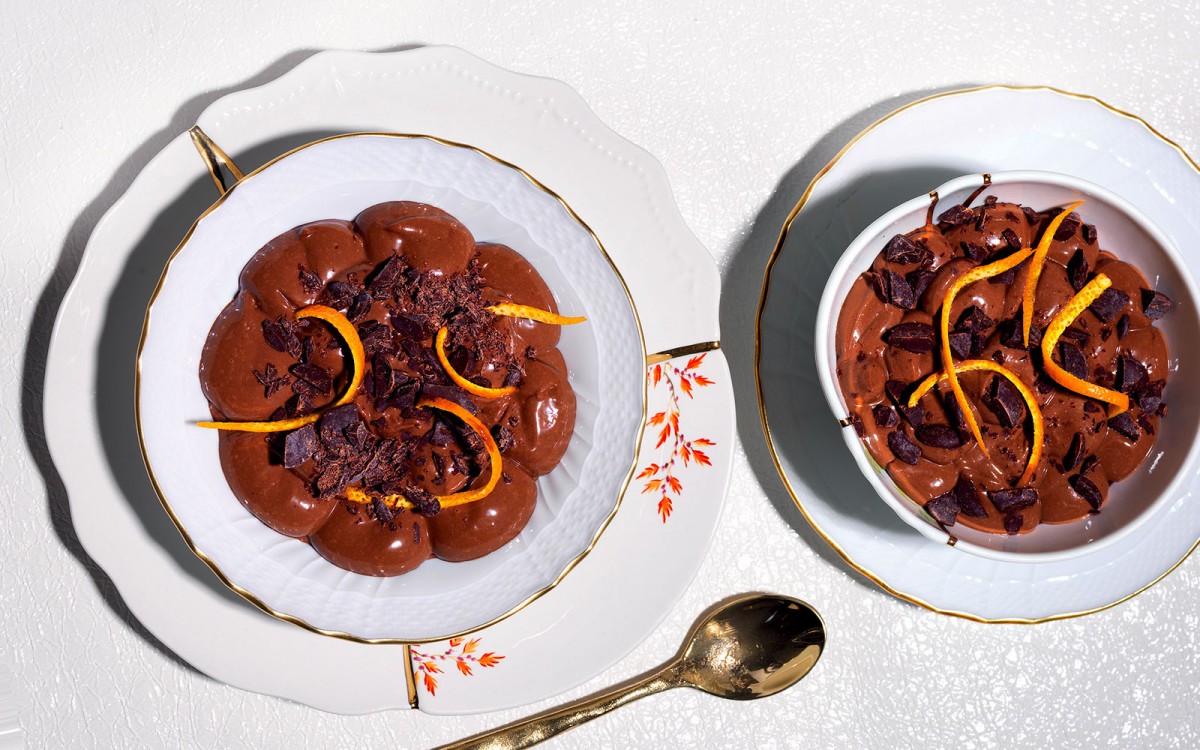 Chocolate Tangerine Pudding Recipe - La Cucina Italiana