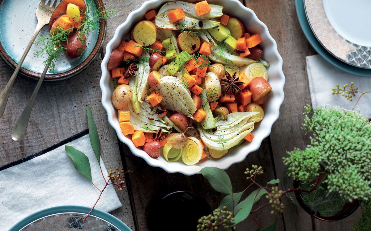 Roasted Winter Vegetables Recipe - La Cucina Italiana