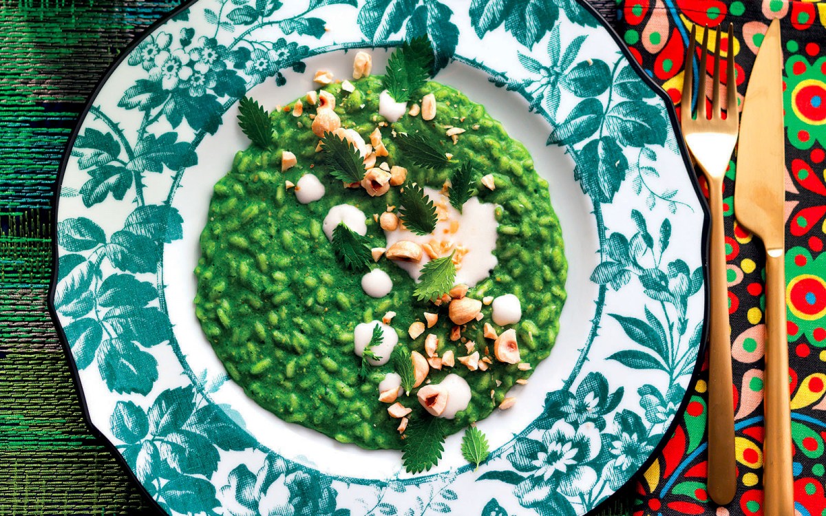 Nettle Risotto with Pecorino Sauce Recipe - La Cucina Italiana