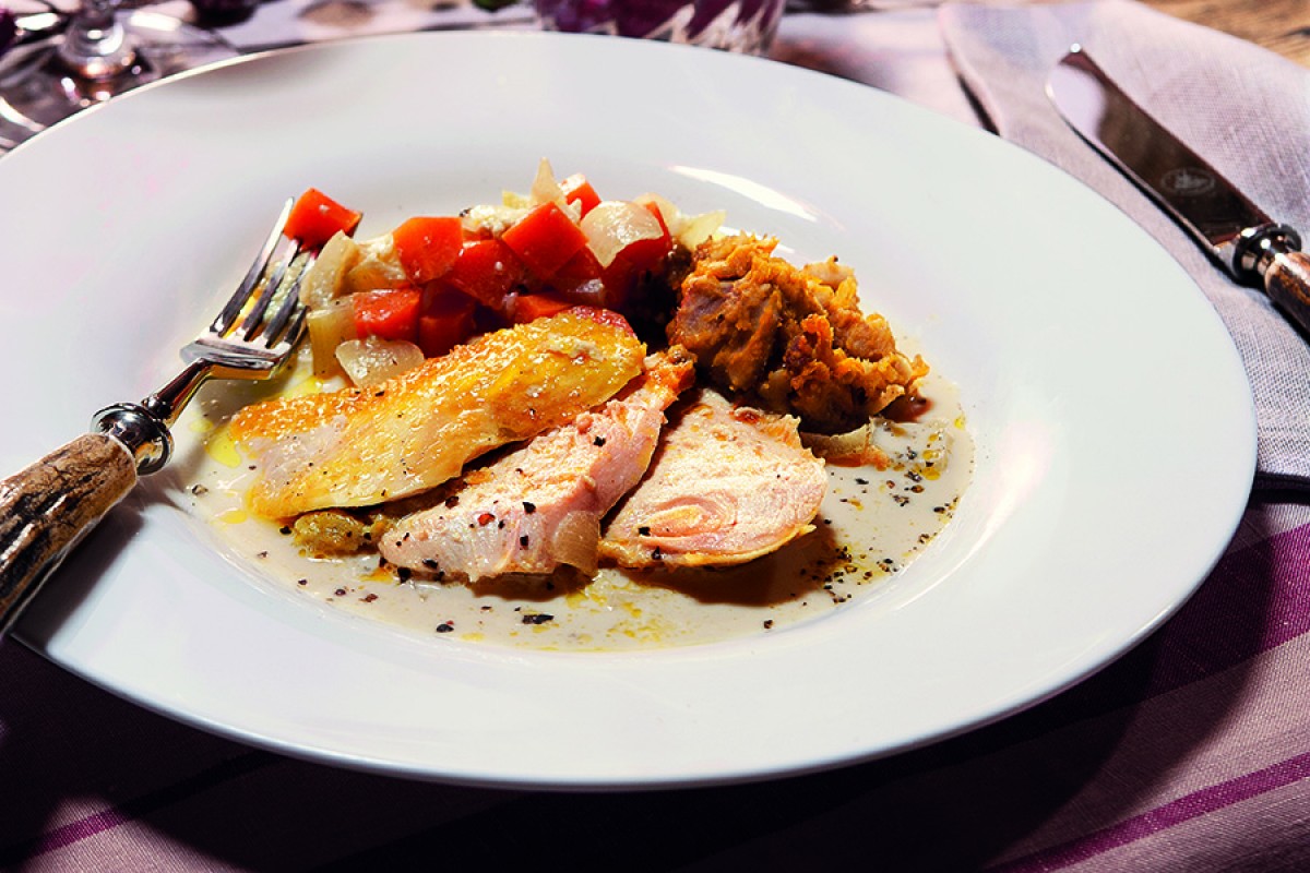 Stuffed Capon and Aromatic Vegetables Recipe - La Cucina Italiana