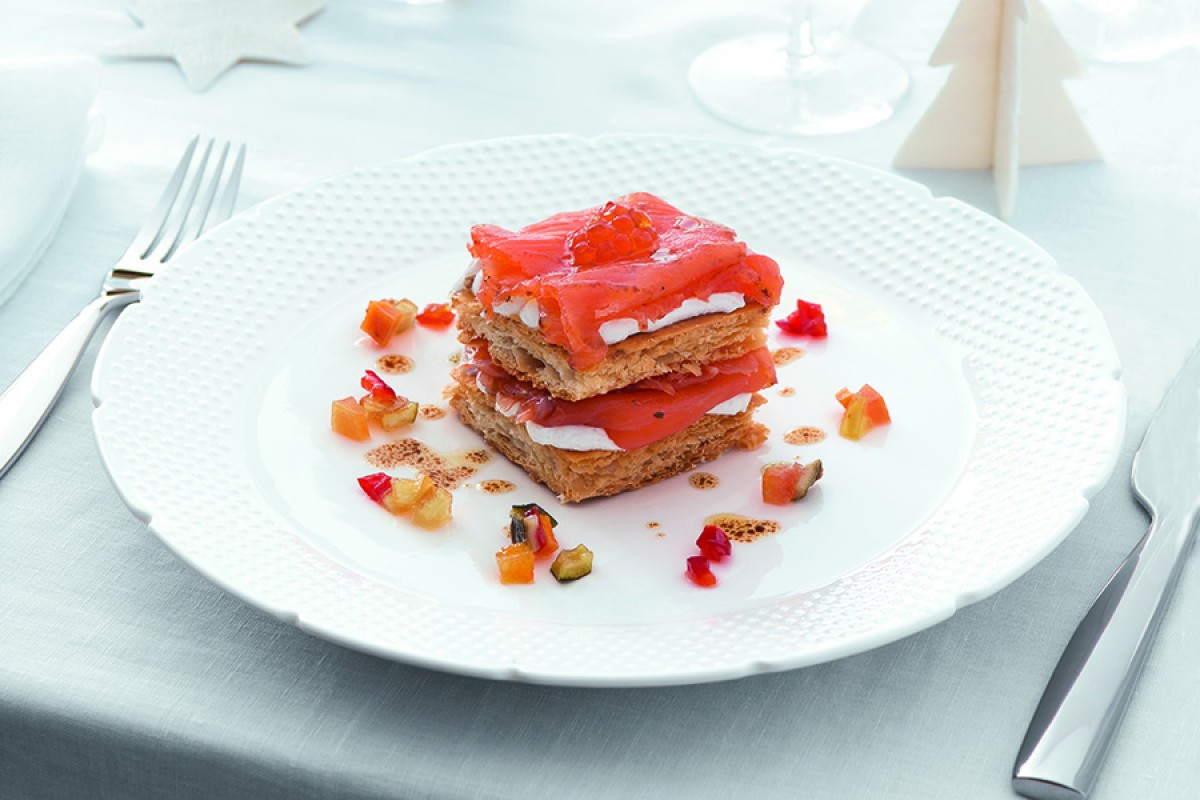 Salmon Millefeuille Recipe - La Cucina Italiana