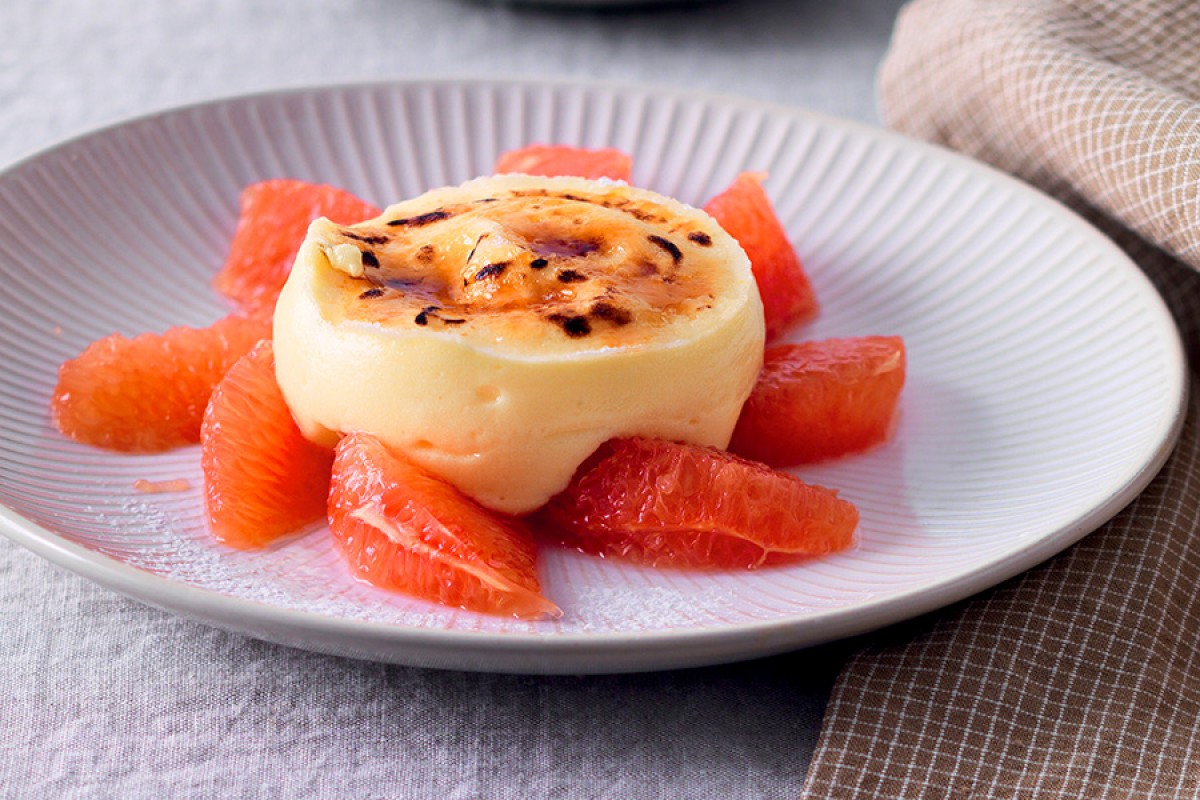 Crème Chiboust with Grapefruit Segments and Orange Butter Recipe - La ...
