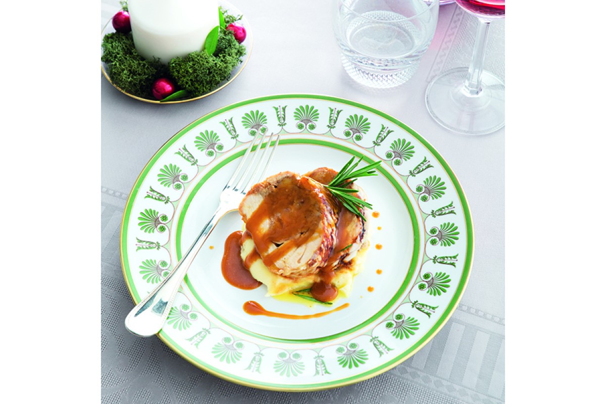 Thigh-Stuffed Capon Breast Recipe - La Cucina Italiana