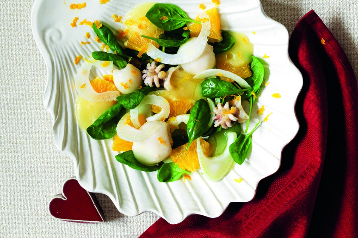 Cuttlefish, Fennel, and Orange Salad Recipe - La Cucina Italiana