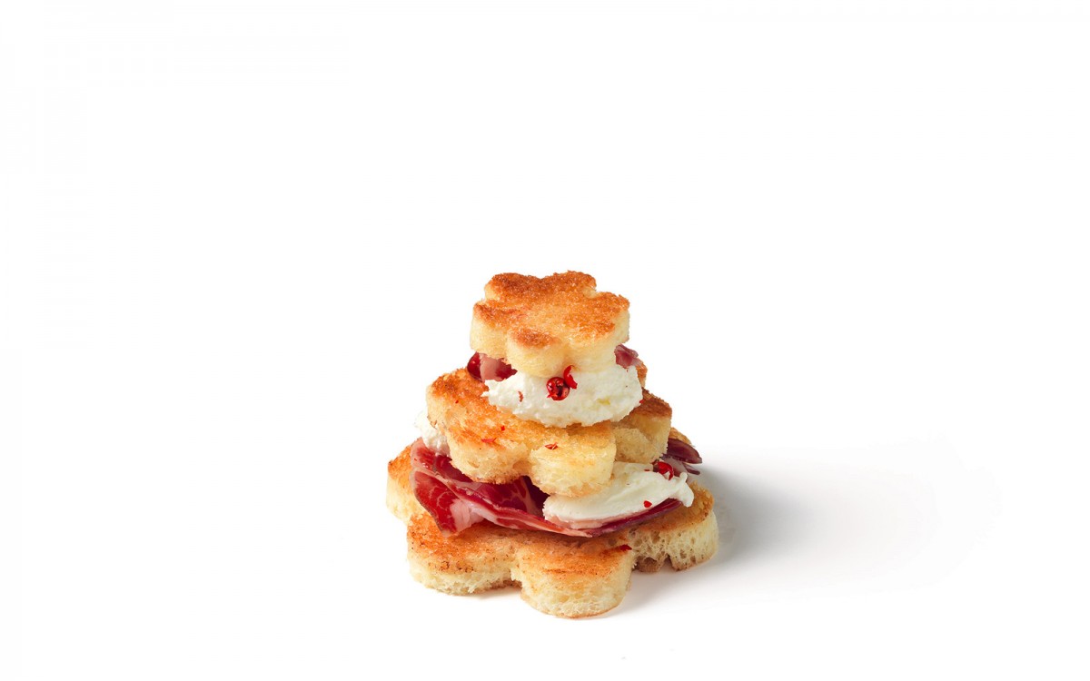 Coppa and Robiola Canapés Recipe - La Cucina Italiana