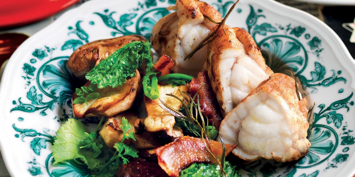 Monkfish in Cocotte with Porcini Mushrooms Recipe - La Cucina Italiana