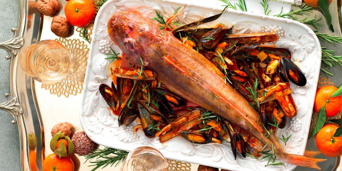 Gurnard in a Mussel and Razor Clam Stew Recipe - La Cucina Italiana