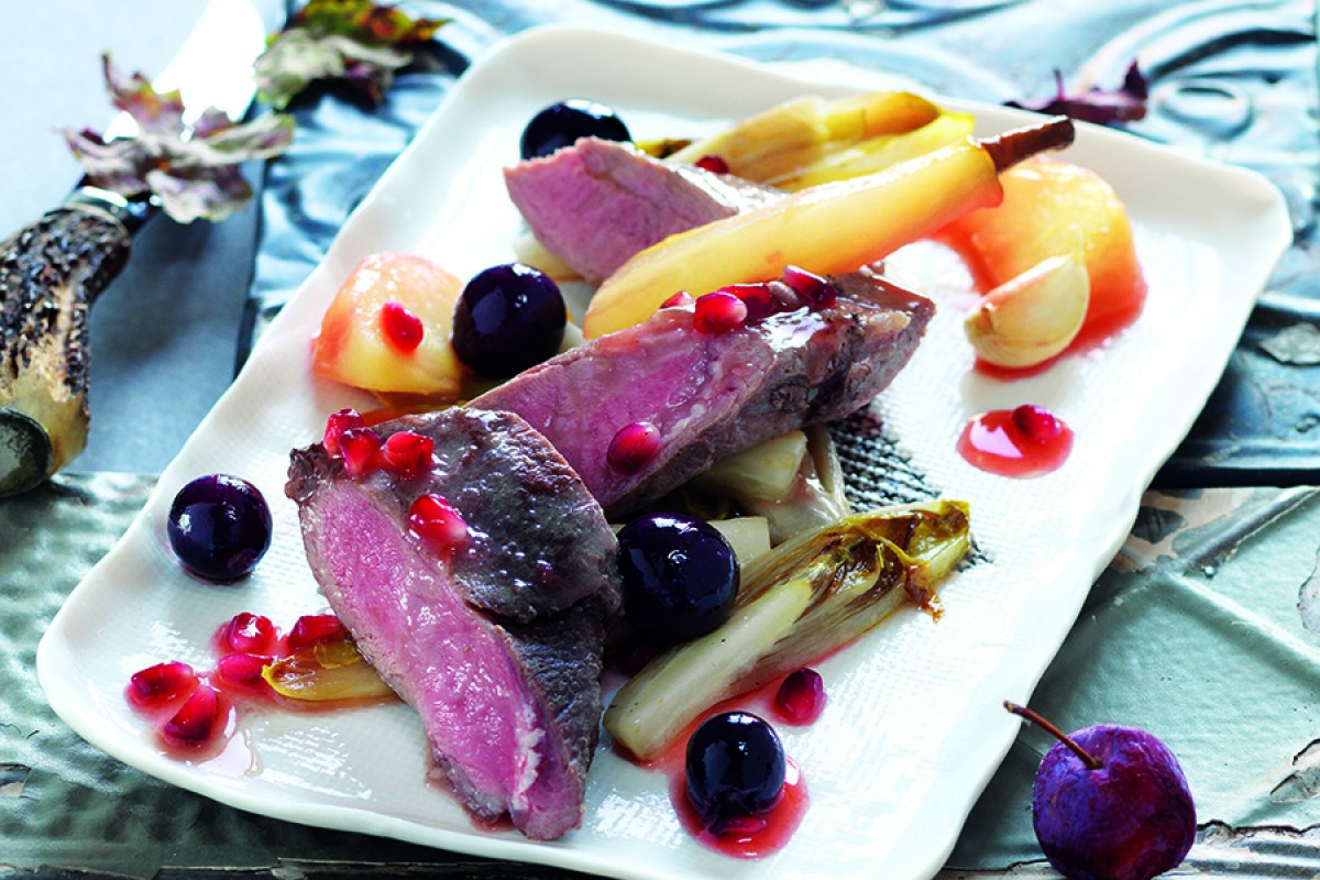 Boar with Fresh Fruit Recipe - La Cucina Italiana
