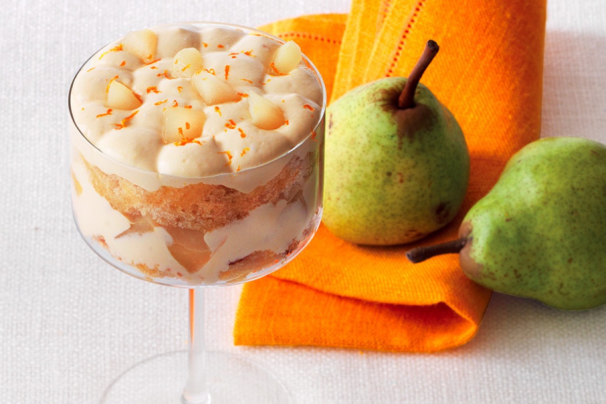 Moscato Dessert Cup with Pears Recipe - La Cucina Italiana