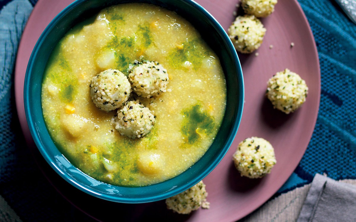 Rustic Cream with Cod Balls Recipe - La Cucina Italiana