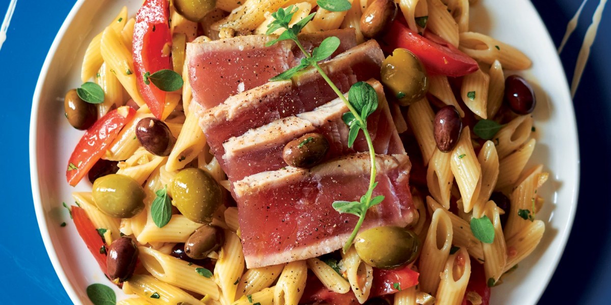 Pasta Salad With Seared Tuna Recipe - La Cucina Italiana