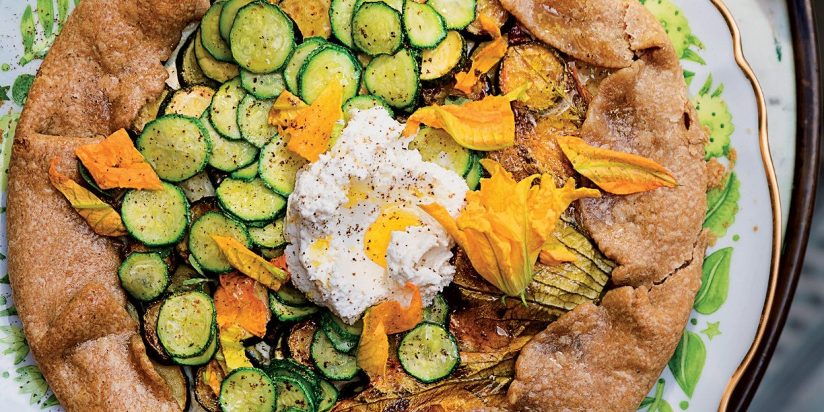 (Rustic Cake with Zucchine Romansche and Robiola Cheese Recipe - La ...