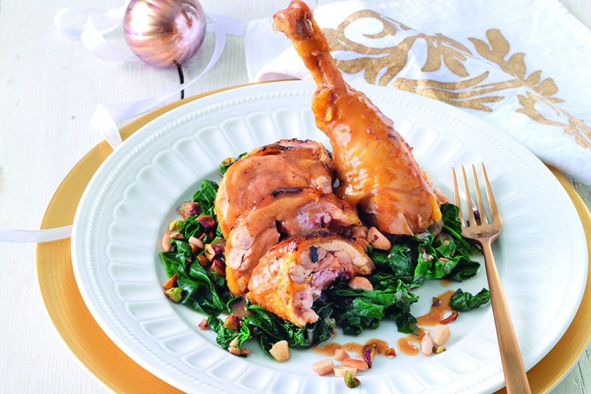 Chestnut-Stuffed Capon Thighs Recipe - La Cucina Italiana
