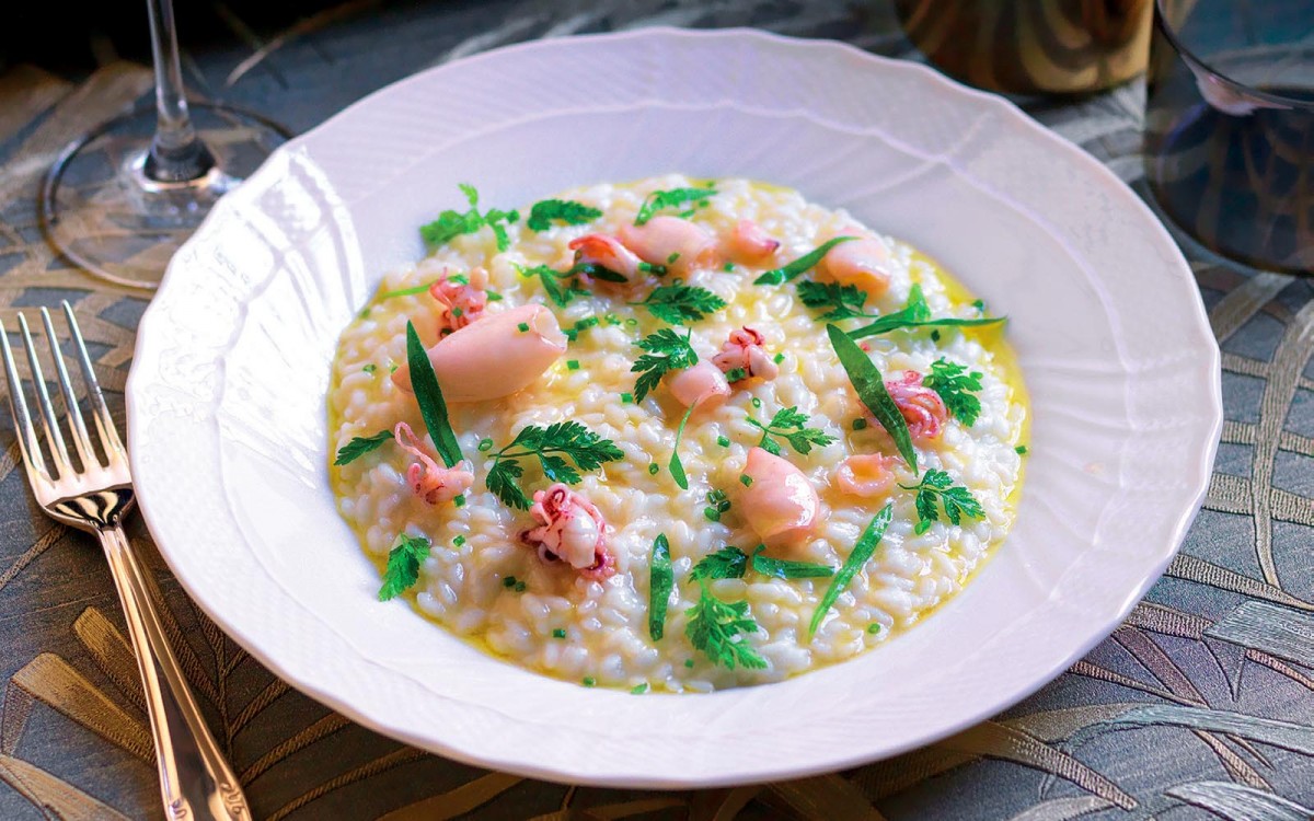 Risotto With Baby Squid Recipe - La Cucina Italiana